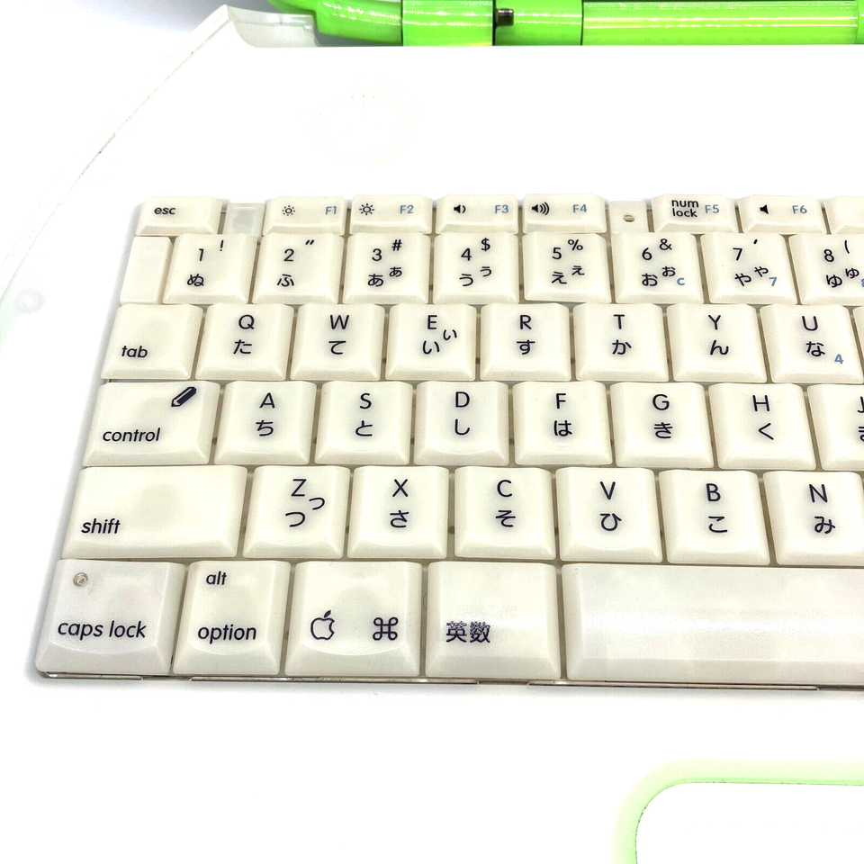 Apple iBook G3 466MHz 320MB/DVD/Key Lime AC100V | eBay