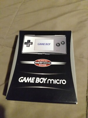 Nintendo Gameboy Advance Micro Black and Silver CIB Complete in box | eBay