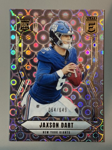 2025 Panini Donruss Elite - Rookies Jaxson Dart #103 Lavender Pyramids ...