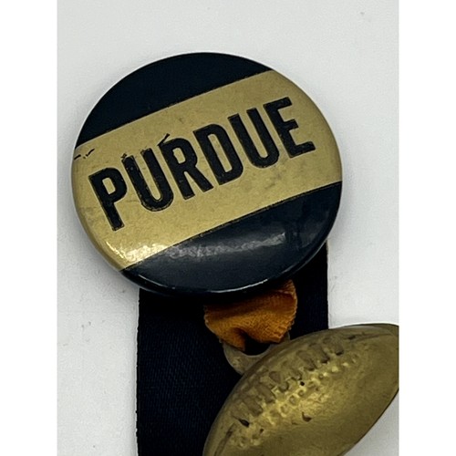 Vintage Retro Purdue University Boilermakers Football Pinback Button ...