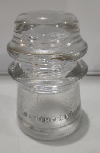 Vintage Hemingray 16 Clear Glass Electrical Insulator R1 | eBay