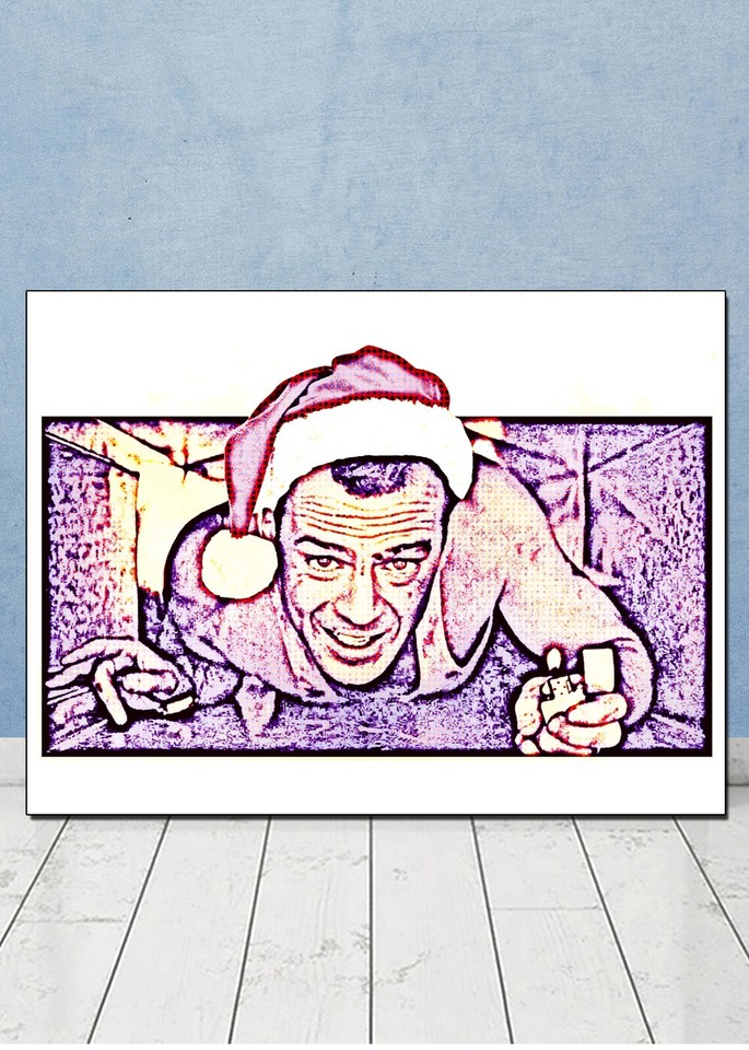 Die Hard Christmas Movie Poster Pop Art Print John McClane Yippee Ki ...