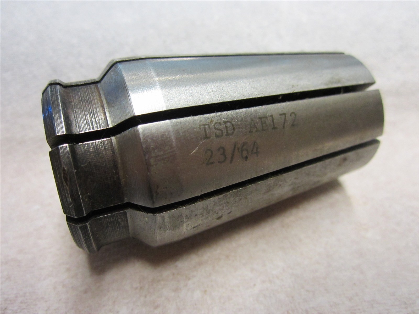 TSD 23/64" Series AF172 Collet 1-7/16" Outer Diameter 2-1/2" Overall ...