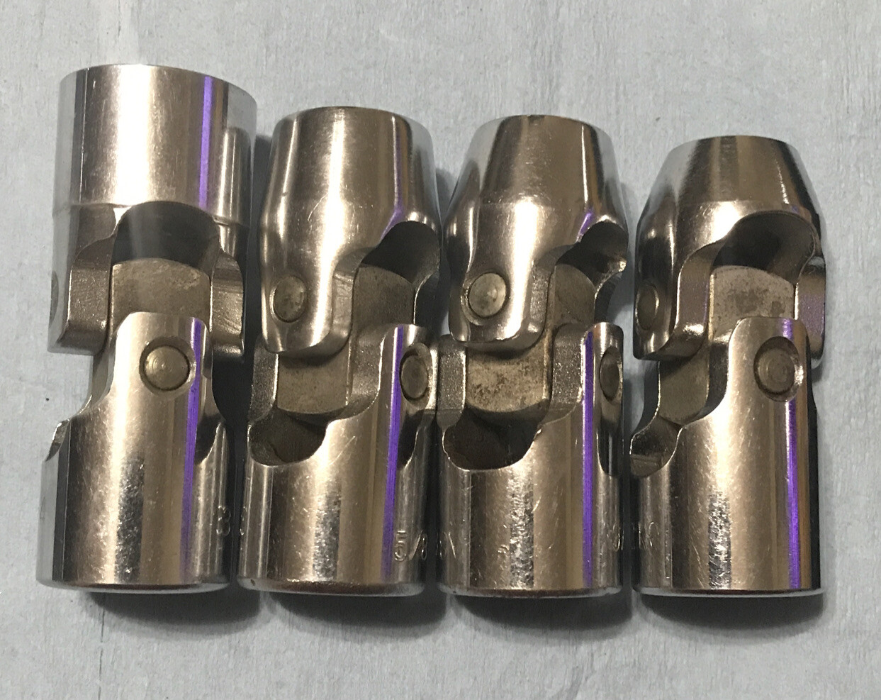 VTG Williams 4pc 1/2 Dr Swivel Flex Sockets 1/2 9/16 5/8 3/4 USA A ...