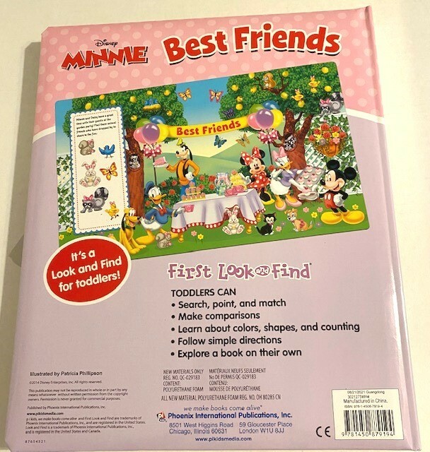Disney Minnie: Best Friends First Look and Find by PI Kids (2014 ...