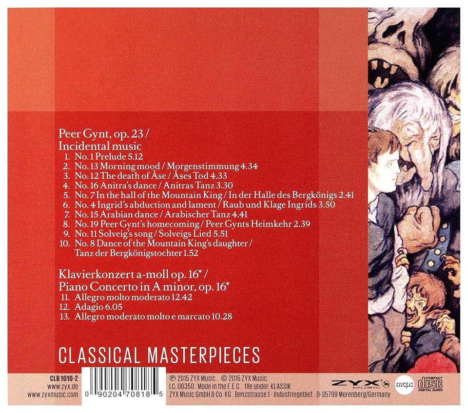 Fridtjof Fjeldstad Peer Gynt Suite (CD) (UK IMPORT) 90204708185 | eBay