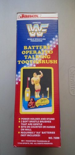 wwf ljn hasbro wrestling superstars hulk hogan battery operated ...