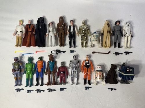 1977-1979 vintage star wars FIRST 21 action FIGURE LOT complete ...