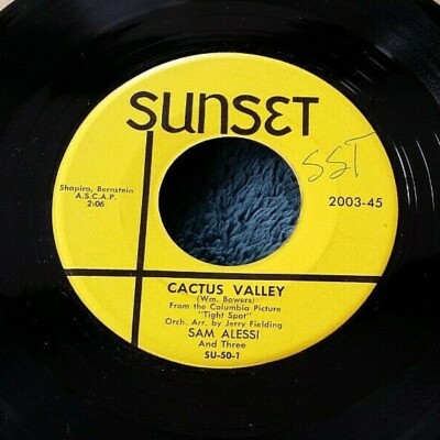 Sam Alessi - Cactus Valley (from "Tight Spot" film)/Tik-A-Tee, Tik-A ...