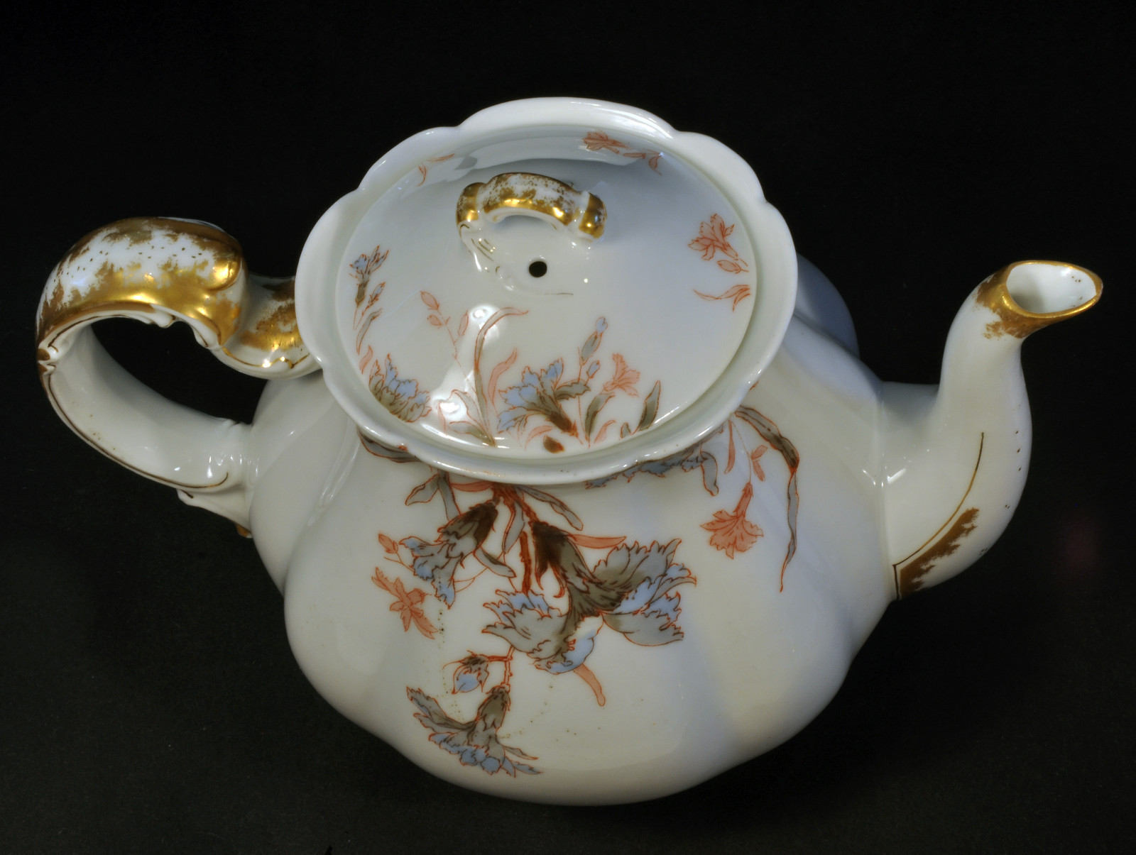 Haviland & Co. Limoges France Teapot w Gold for Wood, Bicknall & Potter ...