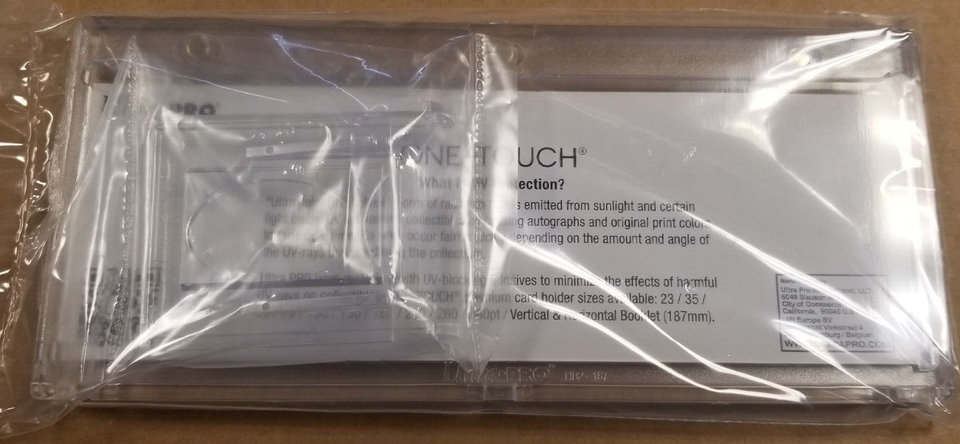 Ultra Pro Double Booklet Magnetic One Touch Case 187mm w/ 2 Piece Stand ...