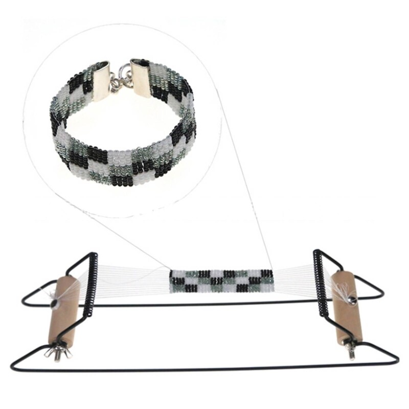 Easy to Use Bead Loom with Beading and Threading Tool for Beginners ...