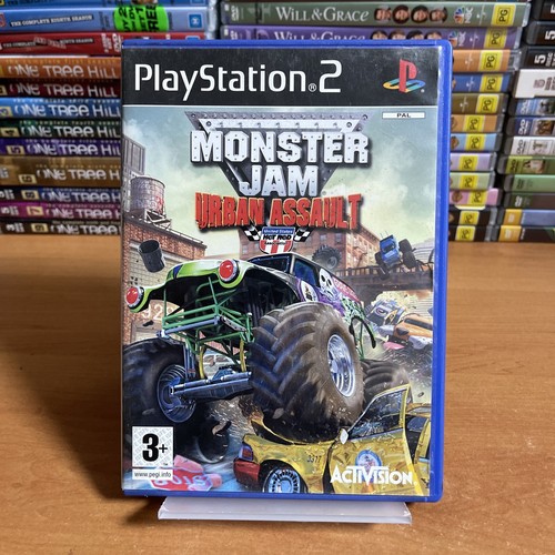 MONSTER JAM URBAN ASSAULT for PLAYSTATION 2 / PS2 complete with manual ...