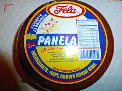 PANELA Producto De Colombia 100% Brown Sugar Cane 16 oz. 3-pack or 3 ...