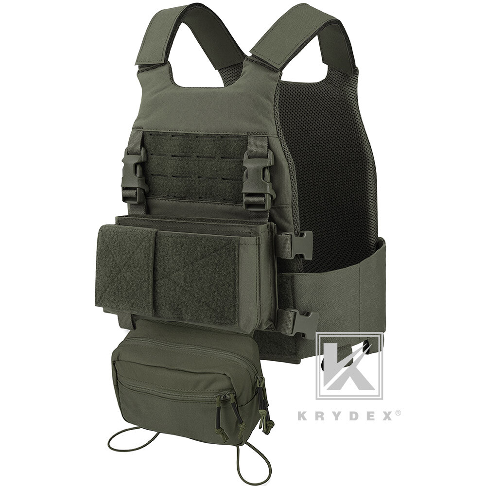 KRYDEX Low Vis Slick Plate Carrier & Micro Fight Chassis Chest Rig ...