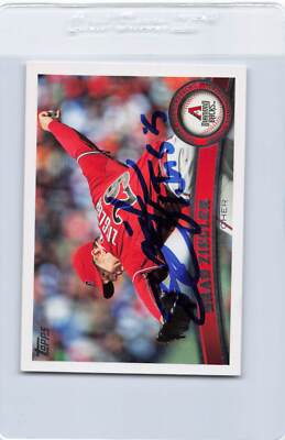 2011 Topps # US170 Brad Ziegler Diamondbacks Signed Auto *J3503 | eBay