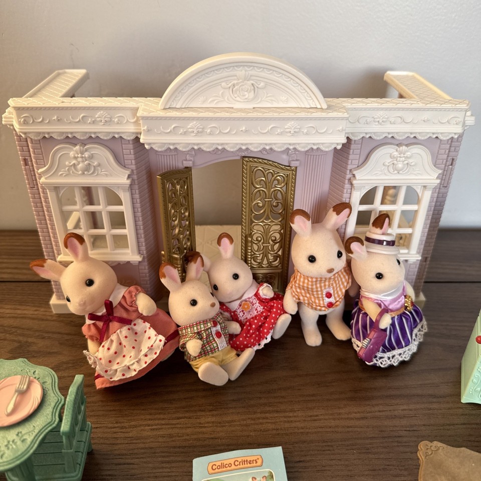 Calico Critters Stella Rabbit Town Series Designers Studio incomplete ...