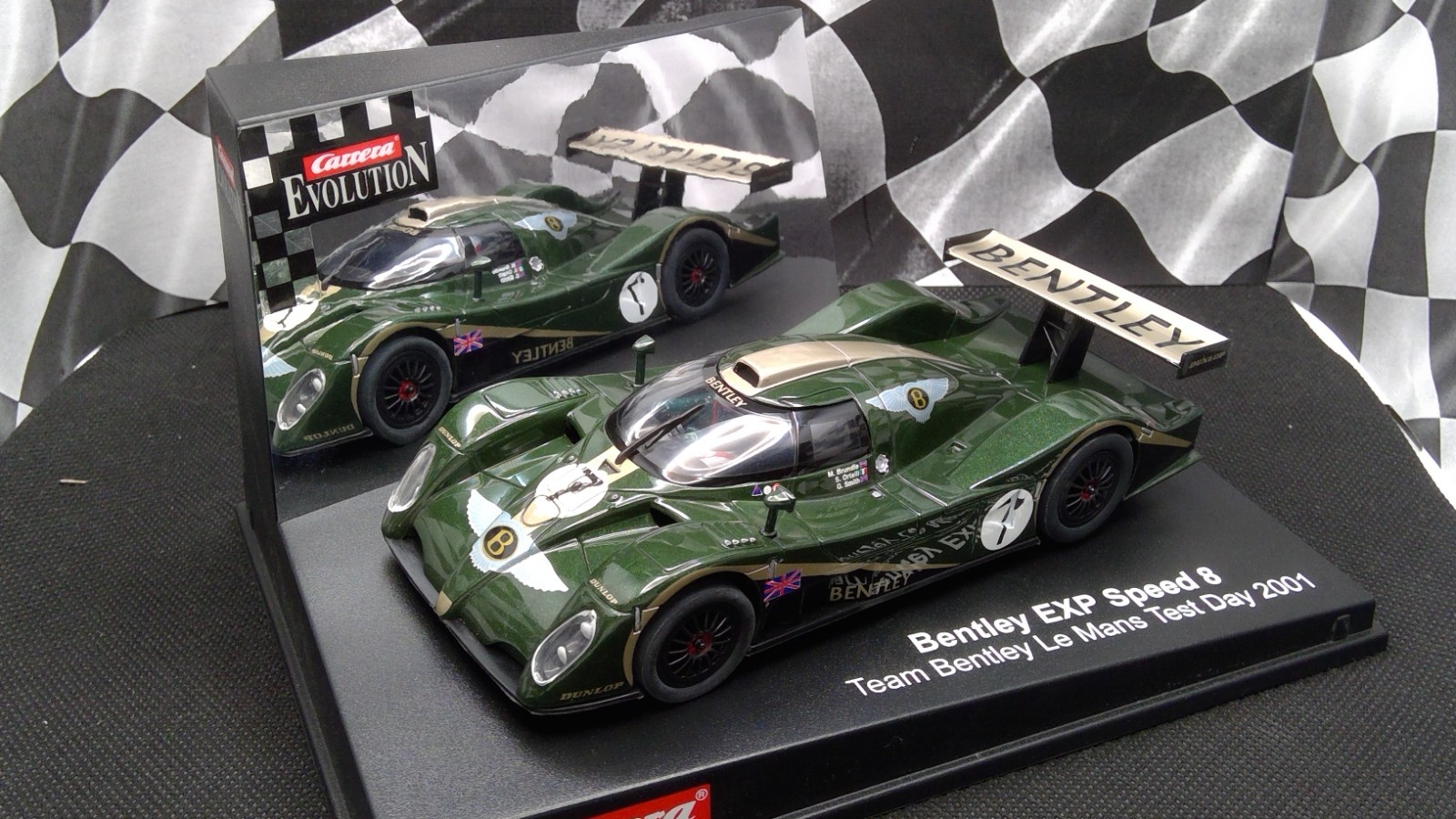 CARRERA EVOLUTION 1/32 SLOT CAR 25453 Evolution BENTLEY SPEED 8 LEMANS ...