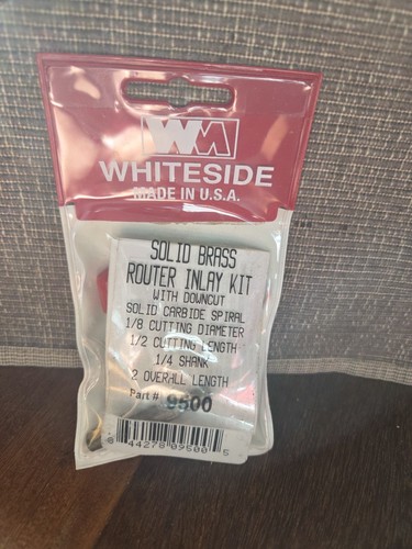 Whiteside 9500 Solid Brass Router Inlay Bit Set – Precision Inlay ...