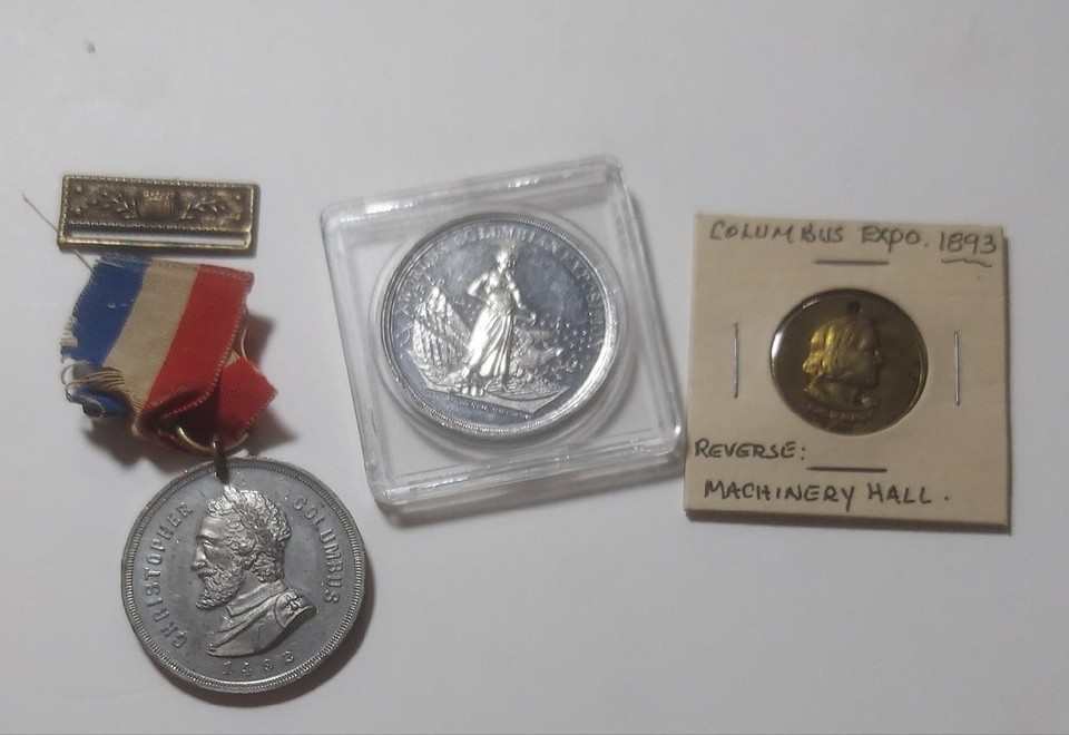 1893 Chicago Worlds Fair Exposition Lot of Memorabilia Tokens and | eBay