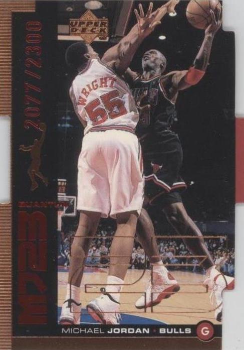 1998-99 Upper Deck - Mj23 Michael Jordan #QMM8 Bronze Quantum Die-Cut ...