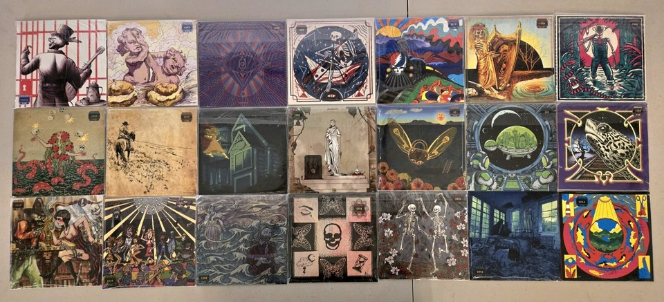 Grateful Dead 7" Singles Collection Numbered Limited Ed COMPLETE 21 NEW ...