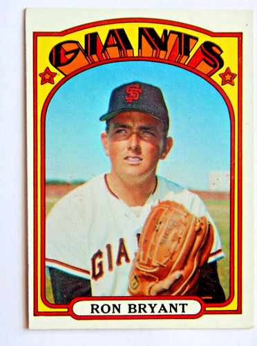 Ron Bryant #185 Topps 1972 Baseball Card (San Francisco Giants) VG | eBay