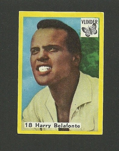 Harry Belafonte Singer Vintage Vlinder Matchbox Label A | eBay