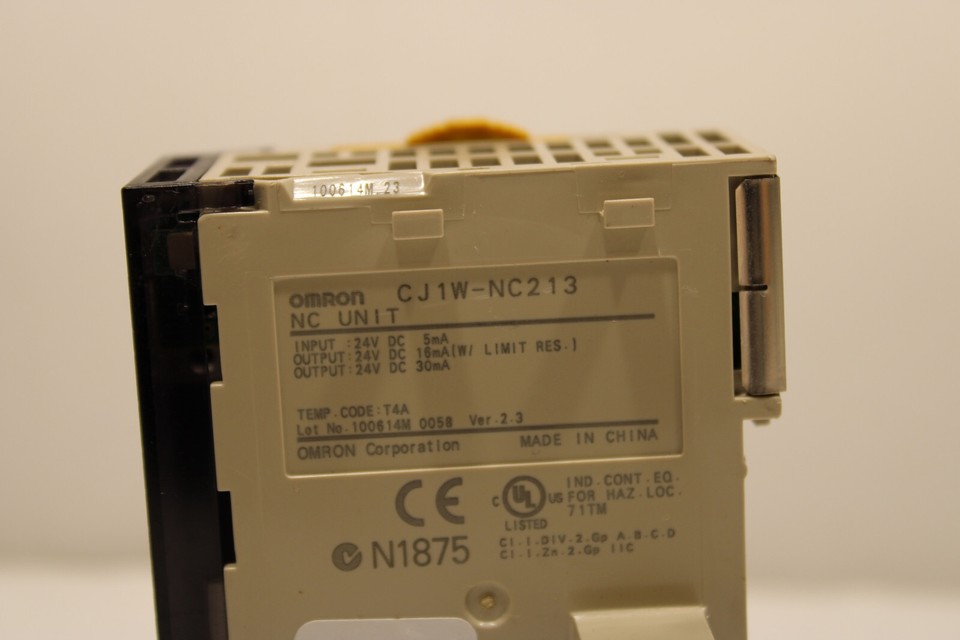 Omron CJ1W-NC213 NC Unit | eBay