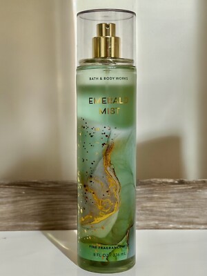 Bath & Body Works EMERALD MIST Fine Fragrance Body Mist Spray 8 oz New ...