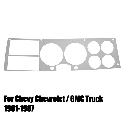 Brushed Aluminum Dash Bezel Insert 1981-1987 Chevy/GMC Truck Blazer Suburban US | eBay