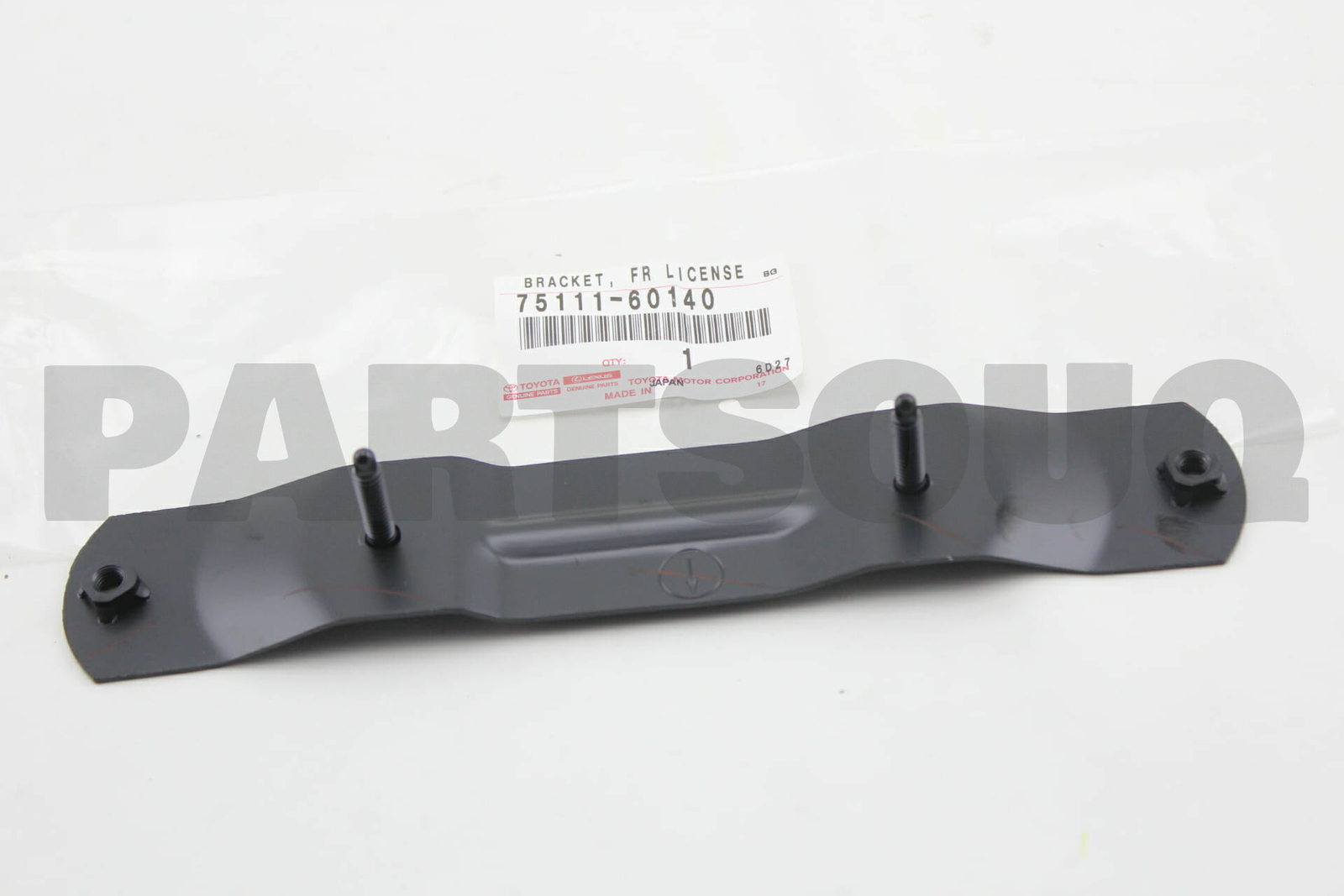 7511160140 Genuine Toyota BRACKET, FRONT LICENSE PLATE 75111-60140 | eBay