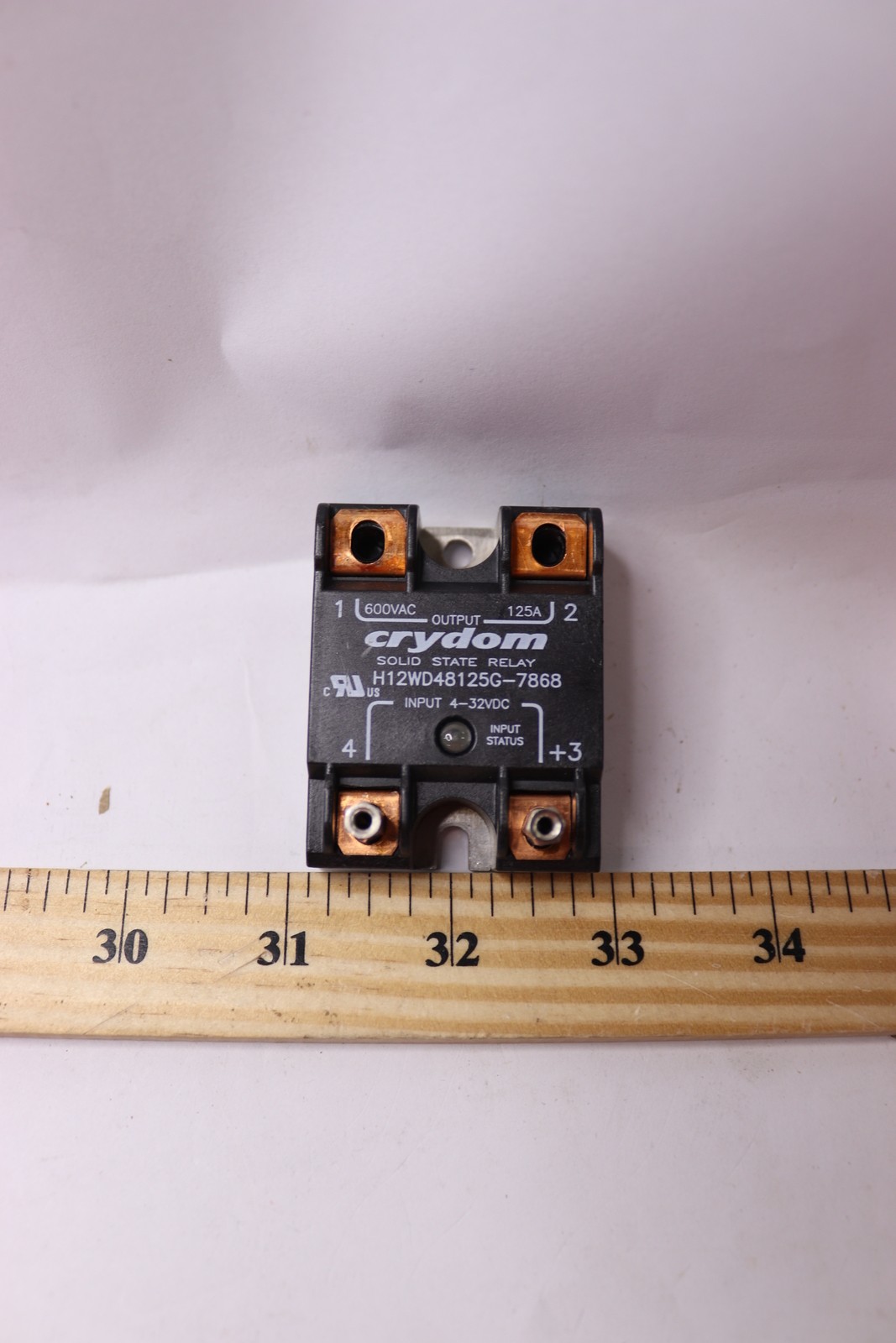 Crydom Solid State Relay 600VAC 125A Black H12WD48125G-7868 | eBay