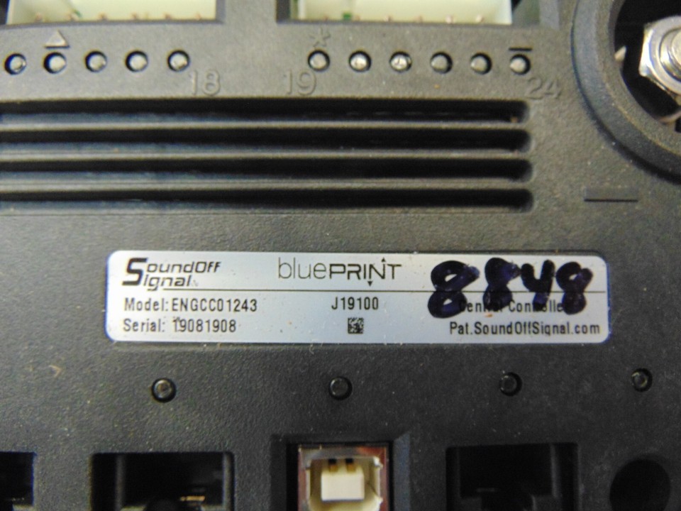 SOUND OFF SOUNDOFF SIGNAL BLUEPRINT MODEL ENGC01243 CENTRAL CONTROLLER ...