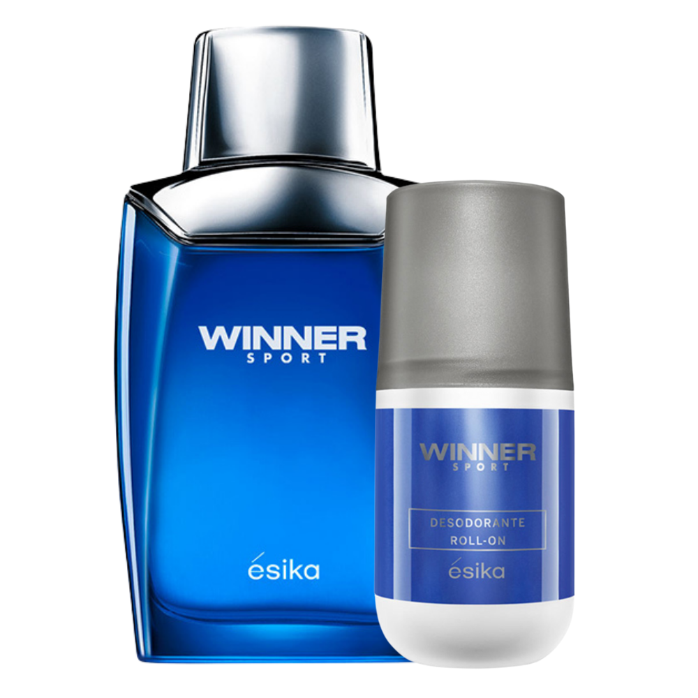 Esika WINNER SPORT Men Perfume & Deodorant Roll-On, Herbal Aromatic ...