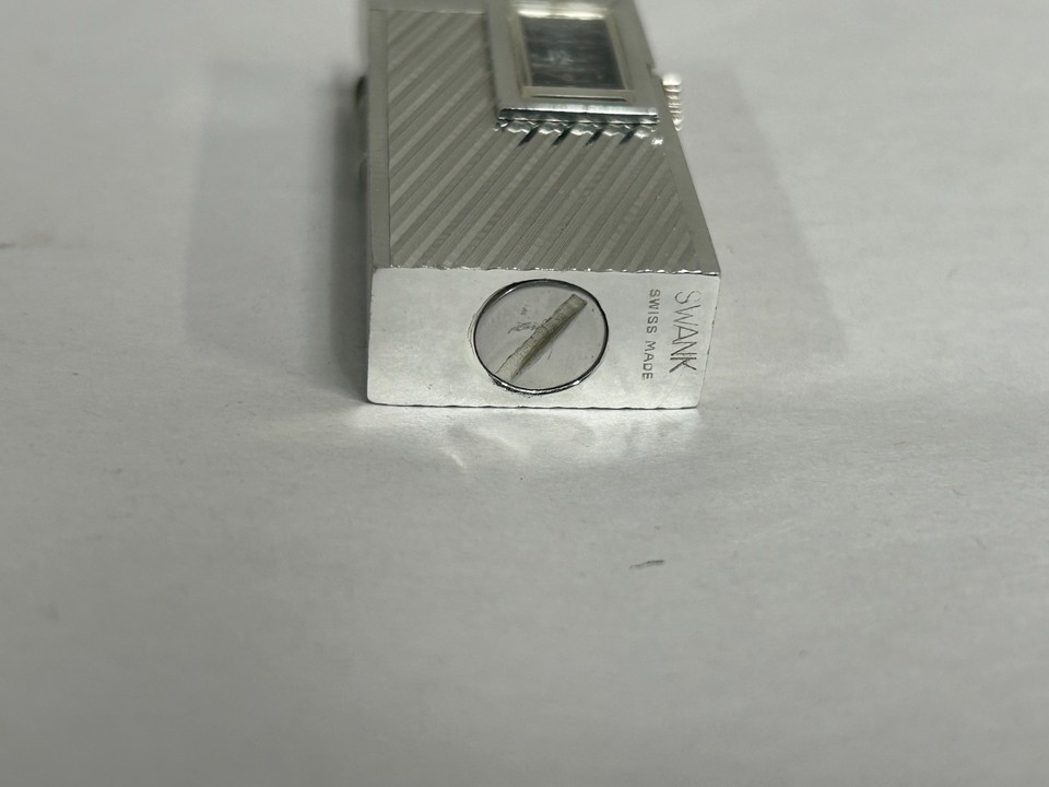 Vintage Swank Swiss Made Cigarette Lighter Watch/Clock (A6) | eBay