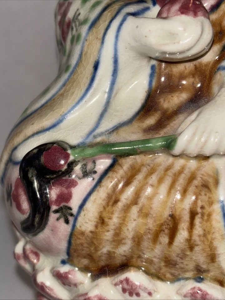 Antique 11x5 Stamped Ceramic Guanyin, Kuan Yin, Kwan Yin Goddess of ...