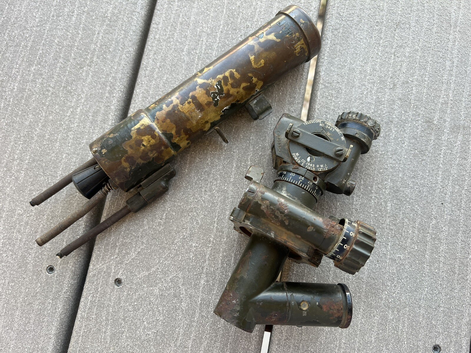 WWII 75mm Pack Howitzer 101st Airborne Artillery Telescope M1 Sight ...