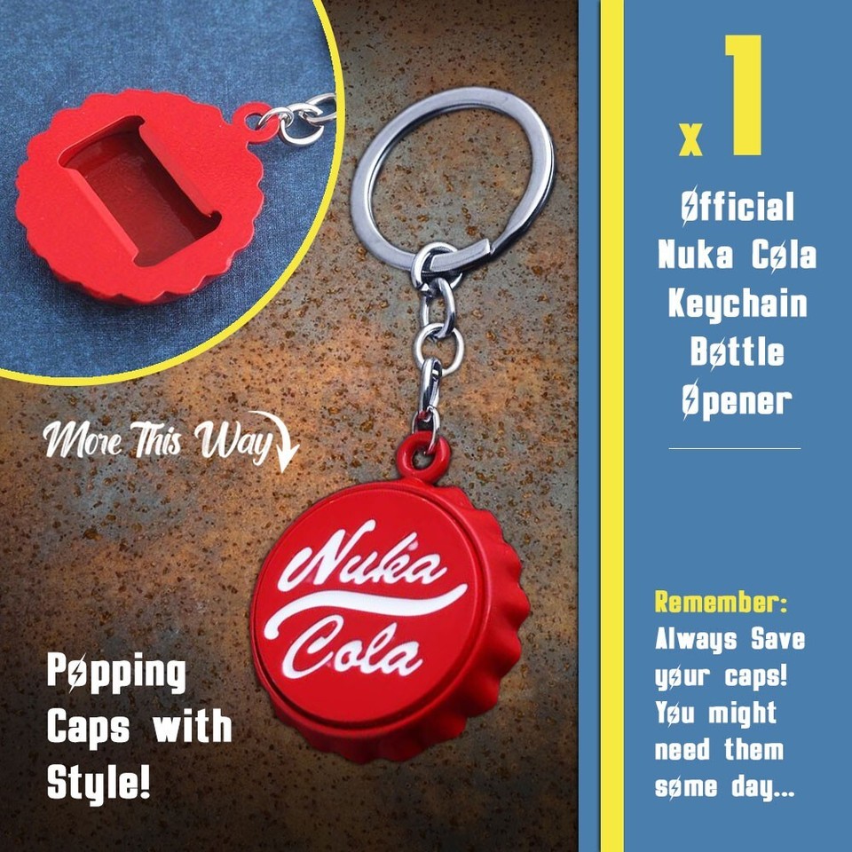 Fallout Limited Edition Collectible Toy Set - Nuka Cola Opener Vault ...