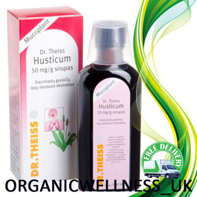 Dr.Theiss Mucoplant HUSTICUM Plantain leaf syrup sore throat, coughing ...