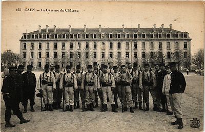 CPA MILITAIRE Caen-La Caserne du Chateau (317201) | eBay