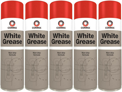 5x Comma White Grease Lithium Non Drip 500ml | eBay UK