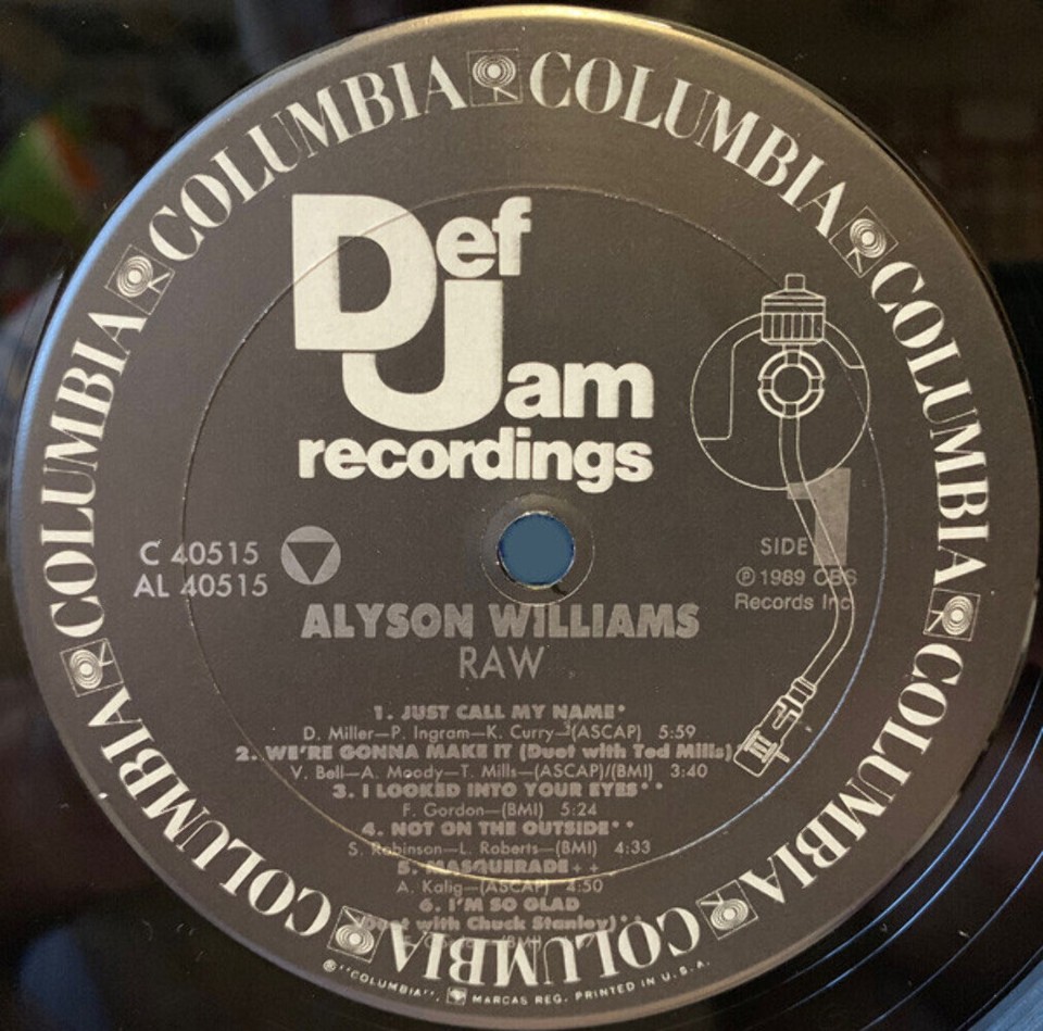 Alyson Williams - Raw (LP, Album) | eBay
