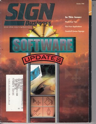SIGN BUSINESS Magazine October 1998 Sign Shop Business Graphics ...