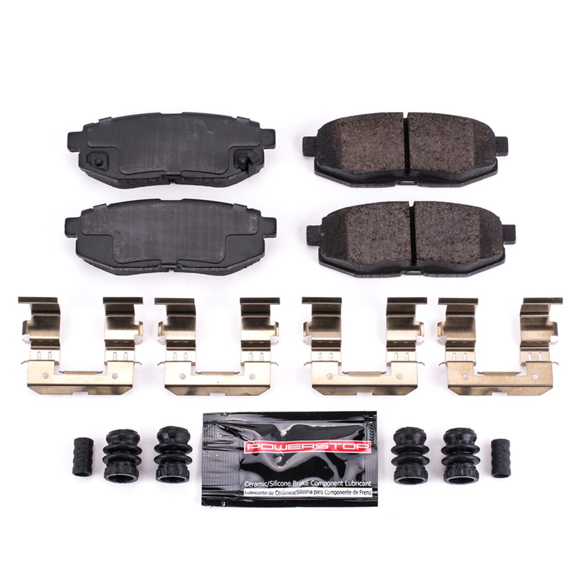 Z23-1124 Powerstop 2-Wheel Set Brake Pad Sets Rear for Toyota GR86 86 ...