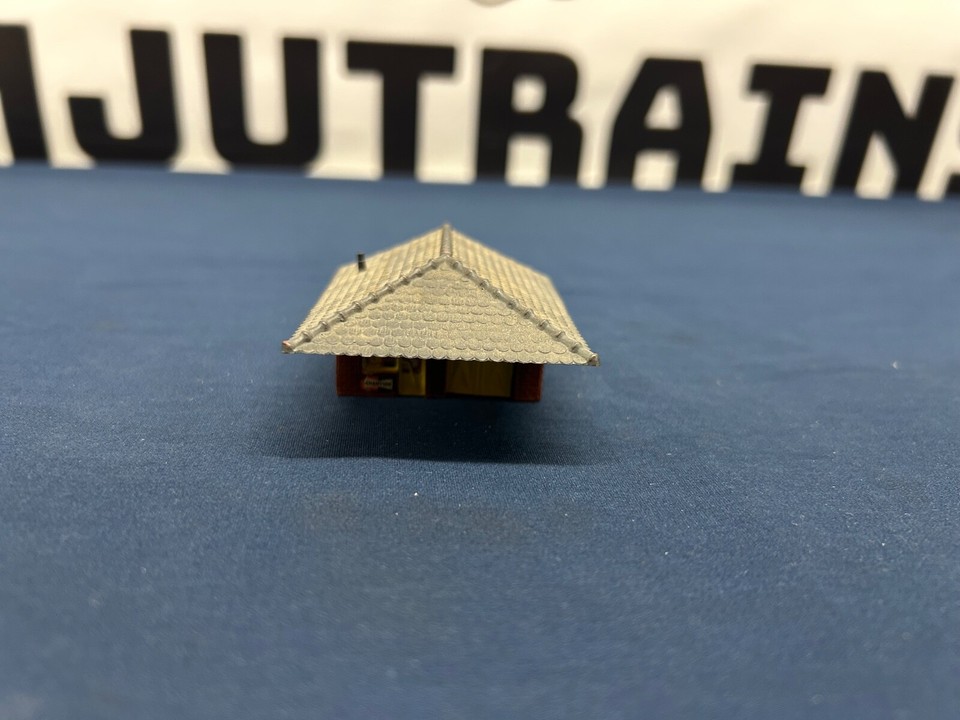 Unbranded N Scale Freight Station Building Red (T) | eBay