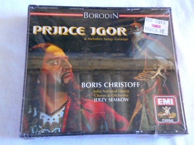 RARE 3 CD - BORODIN - PRINCE IGOR - CHRISTOFF/SEMKOV (1990) EMI DRM ...