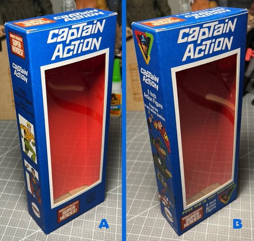 CAPTAIN ACTION 8" MEGO CUSTOM BOX ONLY CHOOSE A OR B | eBay