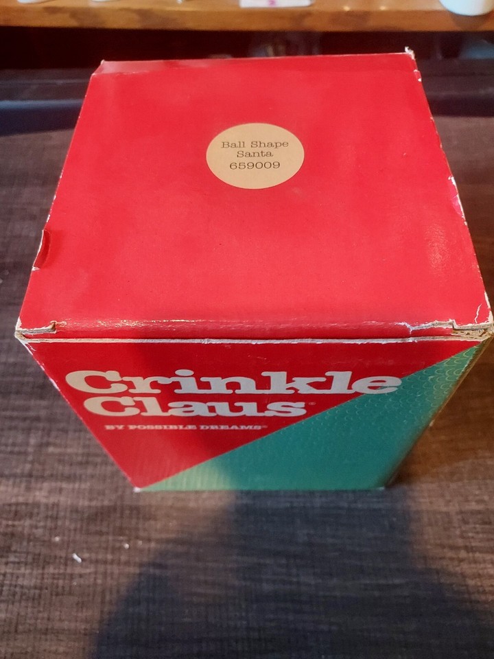 CRINKLE CLAUS by Possible Drems #659007 TIP TOP SANTA 1995 Christmas ...