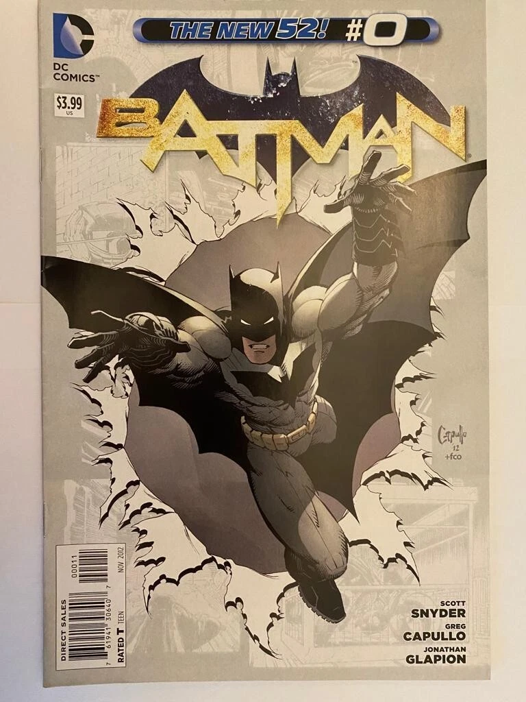 Greg Capullo Batman Pencils